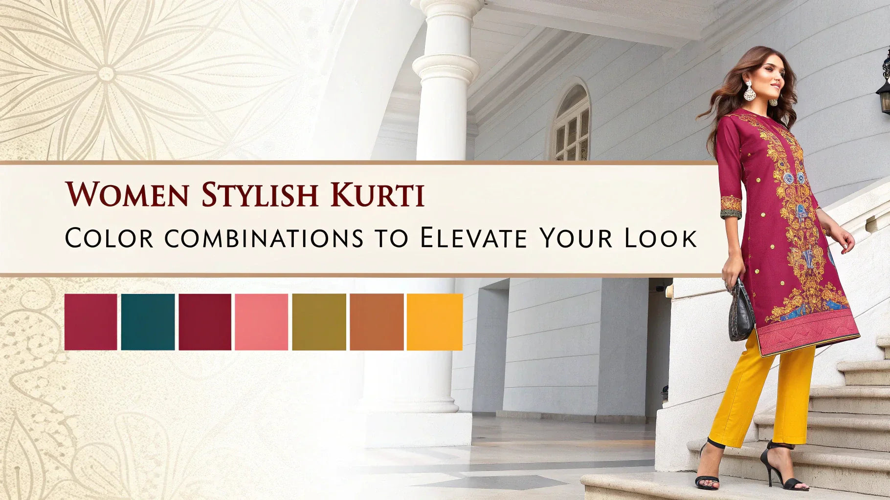 Best Color Combinations for Women Stylish Kurti – GulaboSitabo