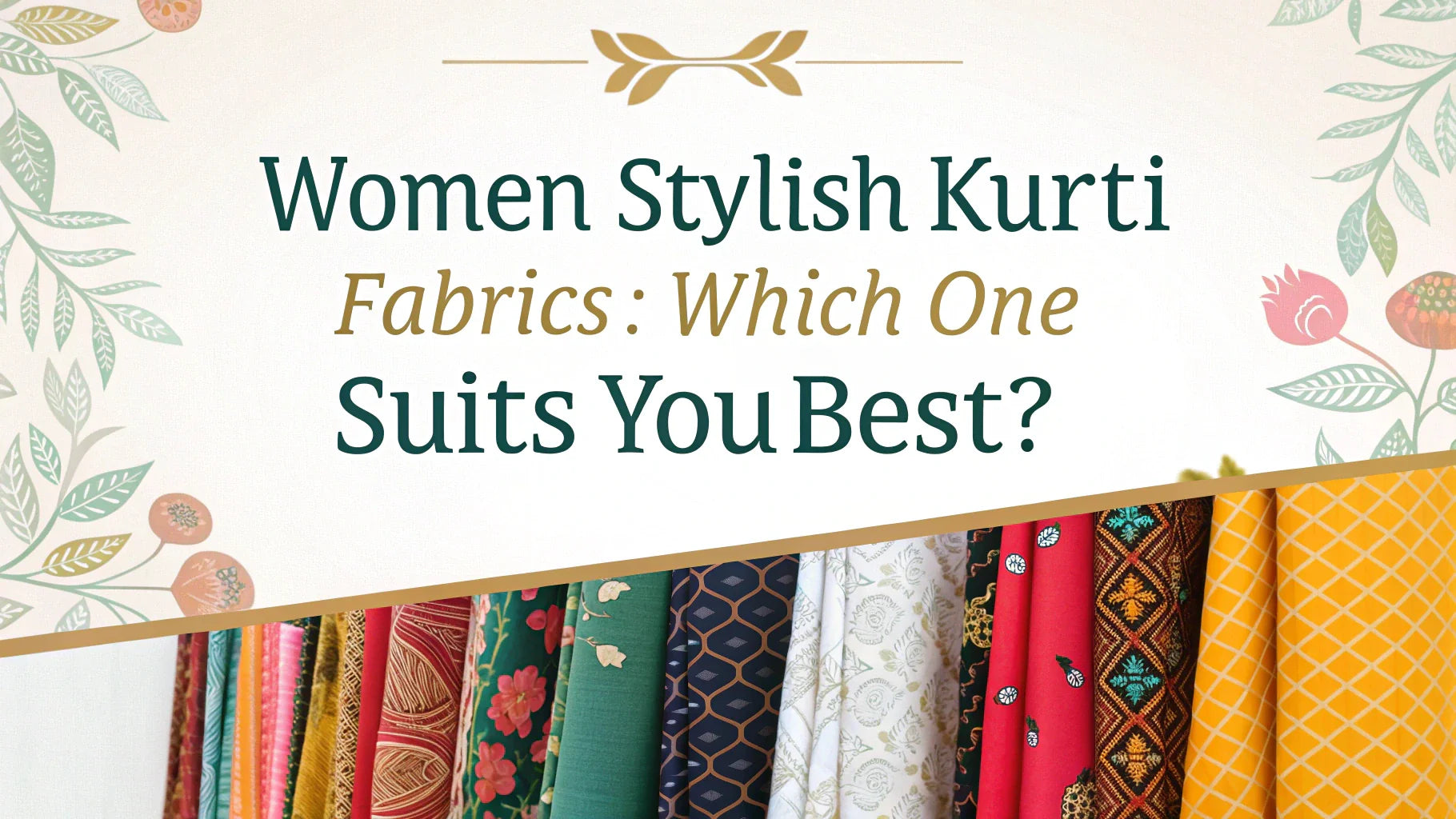 Women Stylish Kurti Fabrics: Find Your Perfect Match – GulaboSitabo
